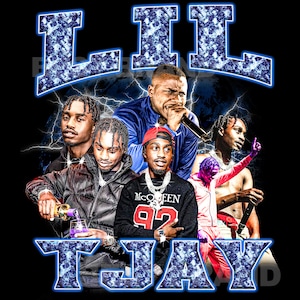 Lil Tjay T Shirt Design PNG Instant Download 300 Dpi - Etsy
