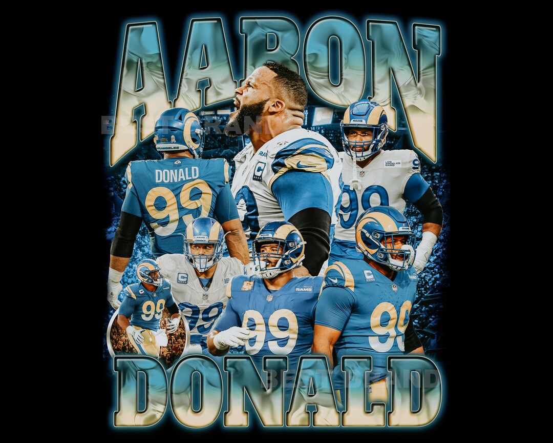 Aaron Donald Png,digital T-shirt Design File, 300 Dpi,4500x5100 Pixel ...