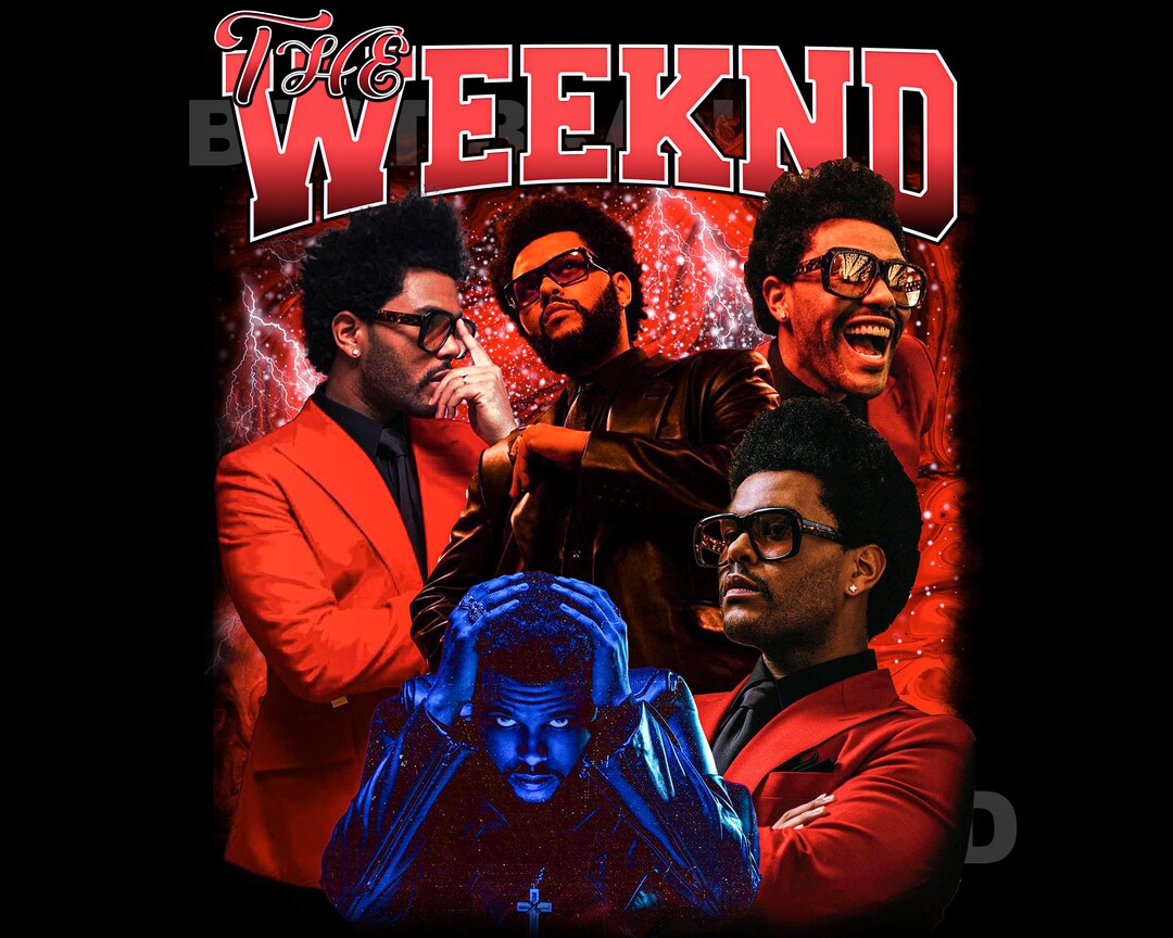 The Weeknd T-shirt Design, Instant Download, Free Commercial Use, After ...