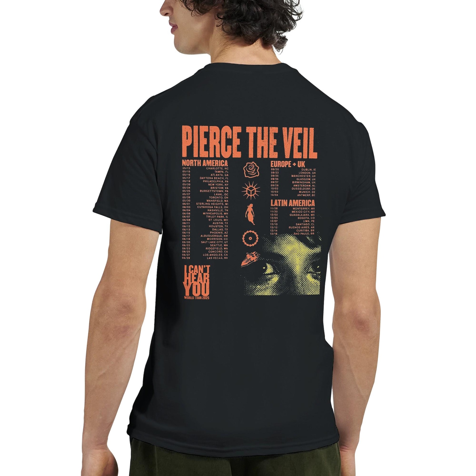 Pierce the Veil I Can't Hear You Tour 2025 Shirt, Pierce the Veil ...