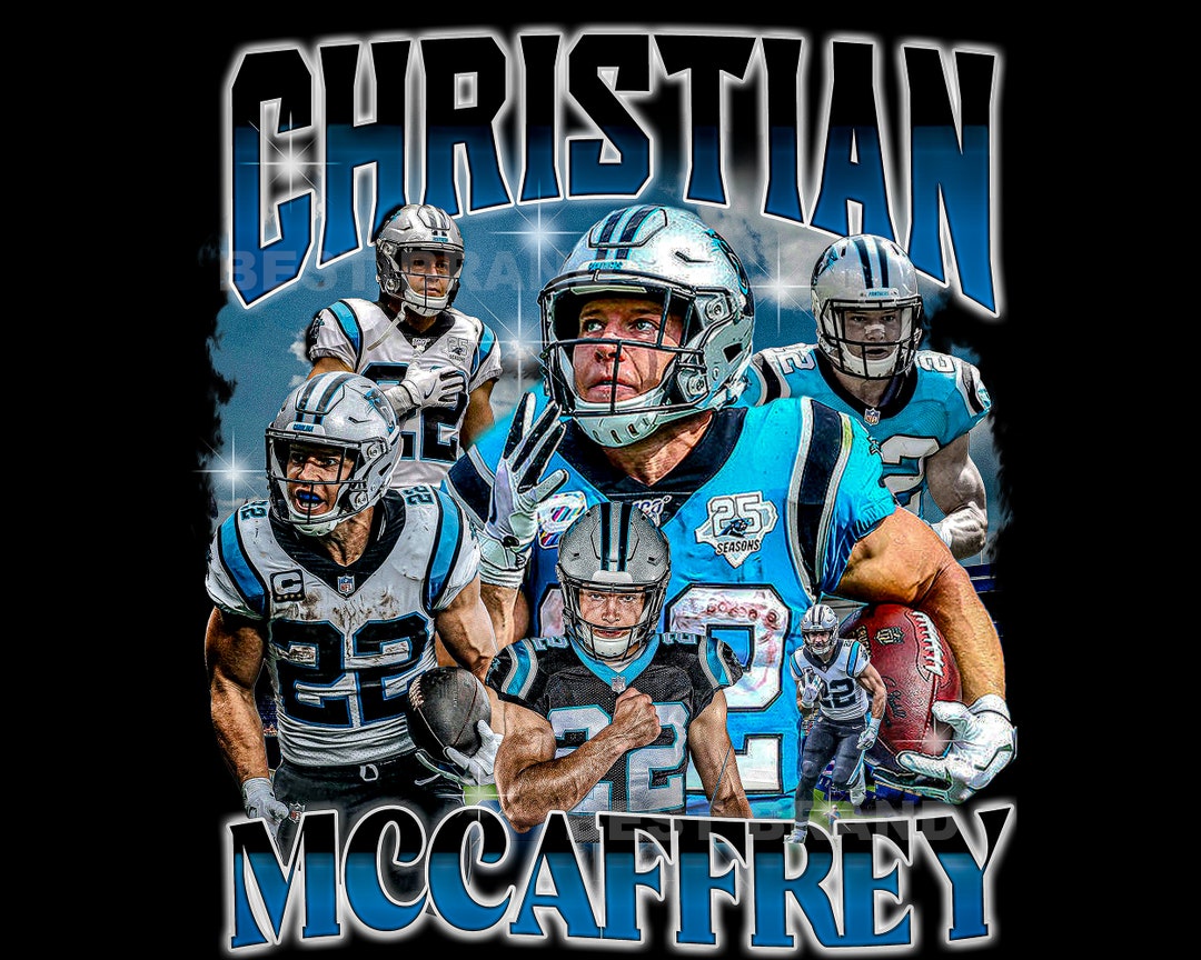 Christian Mccaffrey Png Svg, T-shirt Design Digital File, 300 DPI ,PNG ...