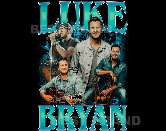 Luke Bryan Flannel Shirt Upcycled One of a Kind Unisex Large L - Etsy