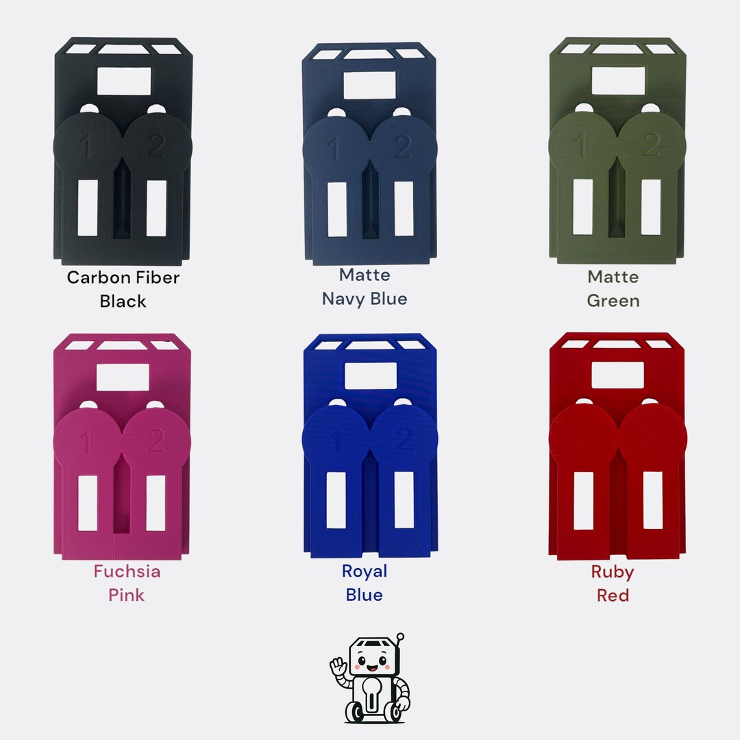 Dual RSA Holder - 3D Printed Badge Holder - Two Card Badge Holder - RSA ...