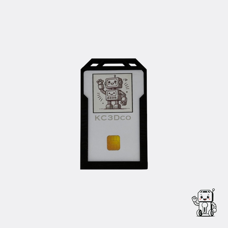 RSA + Yubikey Badge Holder: 3D Printed - up to 3 Card Retractable ...