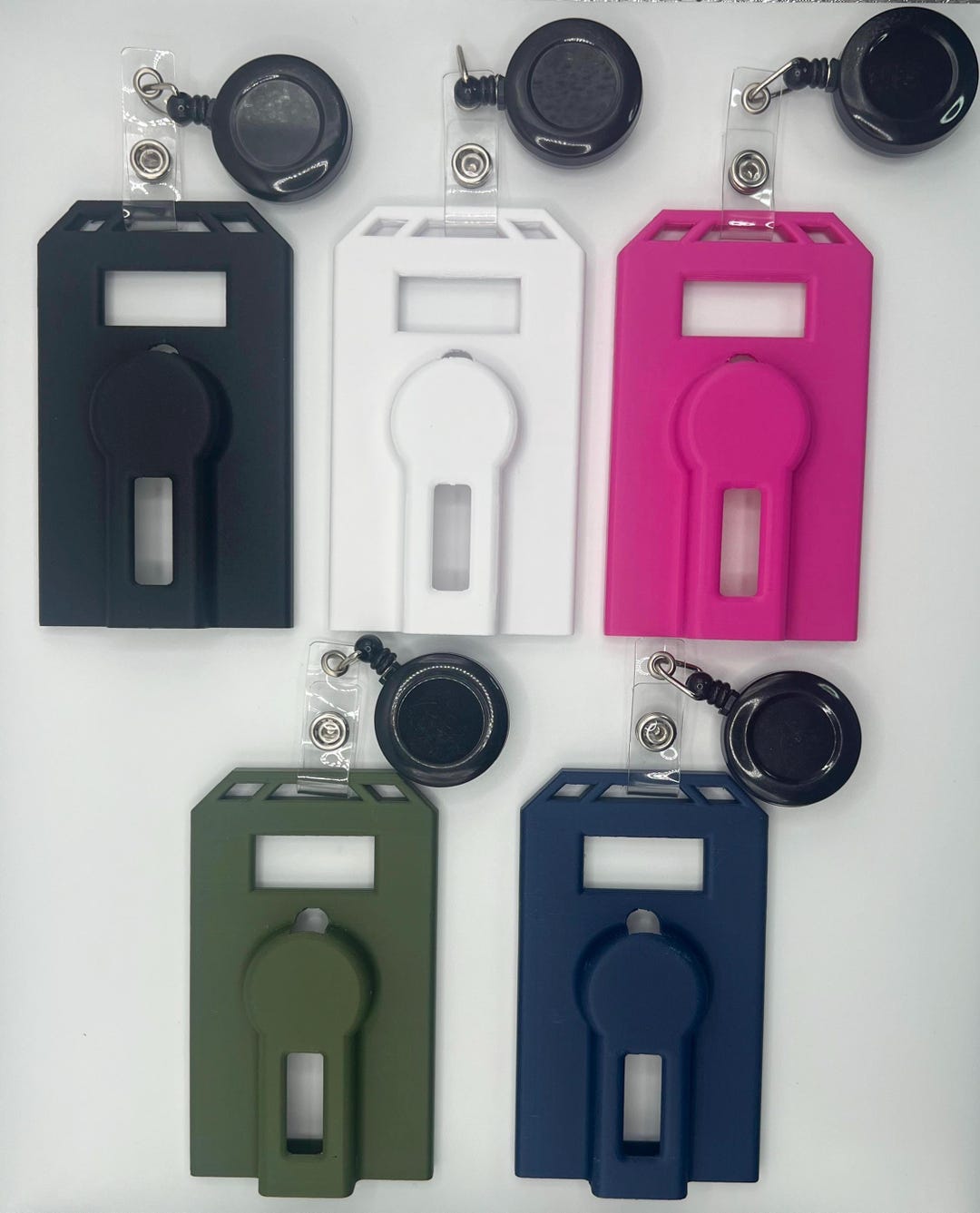 Single RSA Holder Two Card Badge Holder RSA Badge Holder Retractable ...