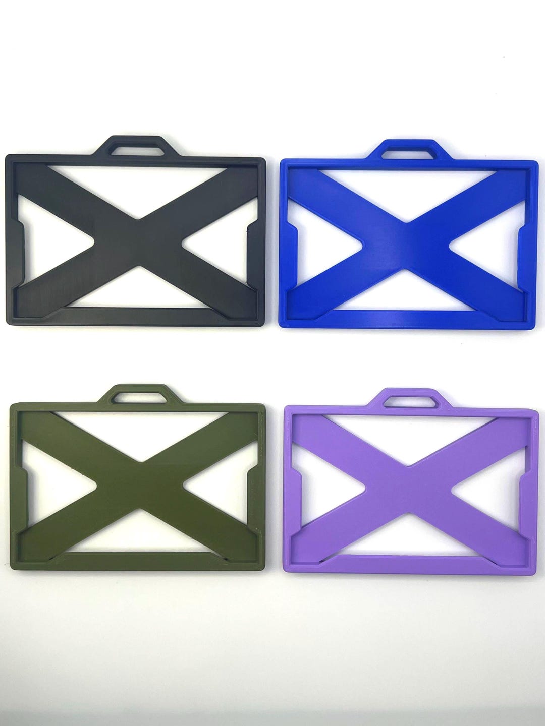 3D Printed Badge Holder ID Holder ID Card Holder Card Holder Two Badge ...