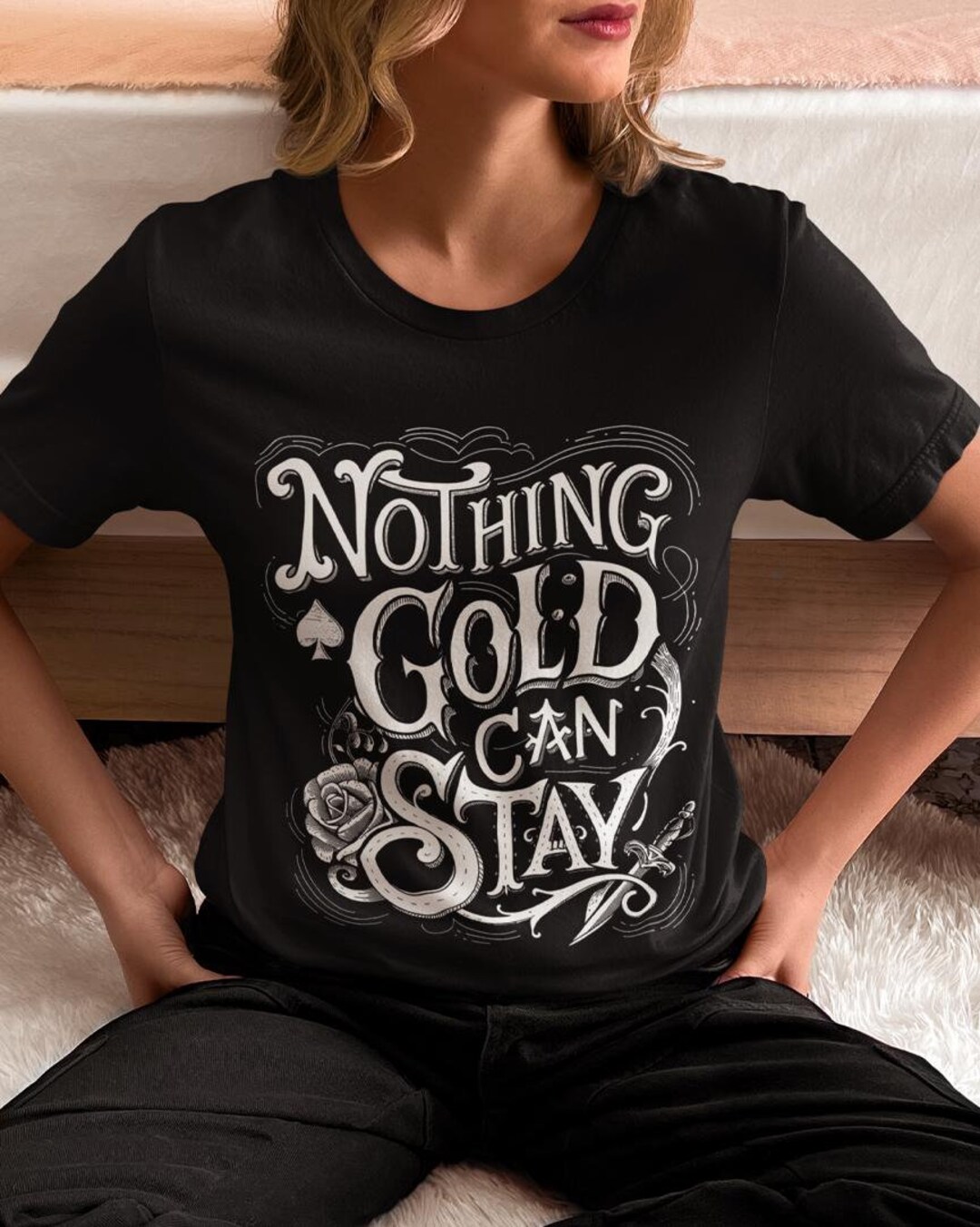 Nothing Gold Can Stay the Outsiders Shirt Outsider T-shirt Greasers T ...