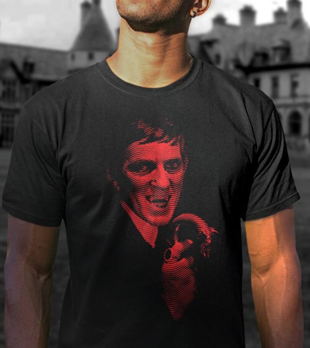 Dark Shadows T-shirt Barnabas Collins Face Shirt Collinwood Graphic Tee ...