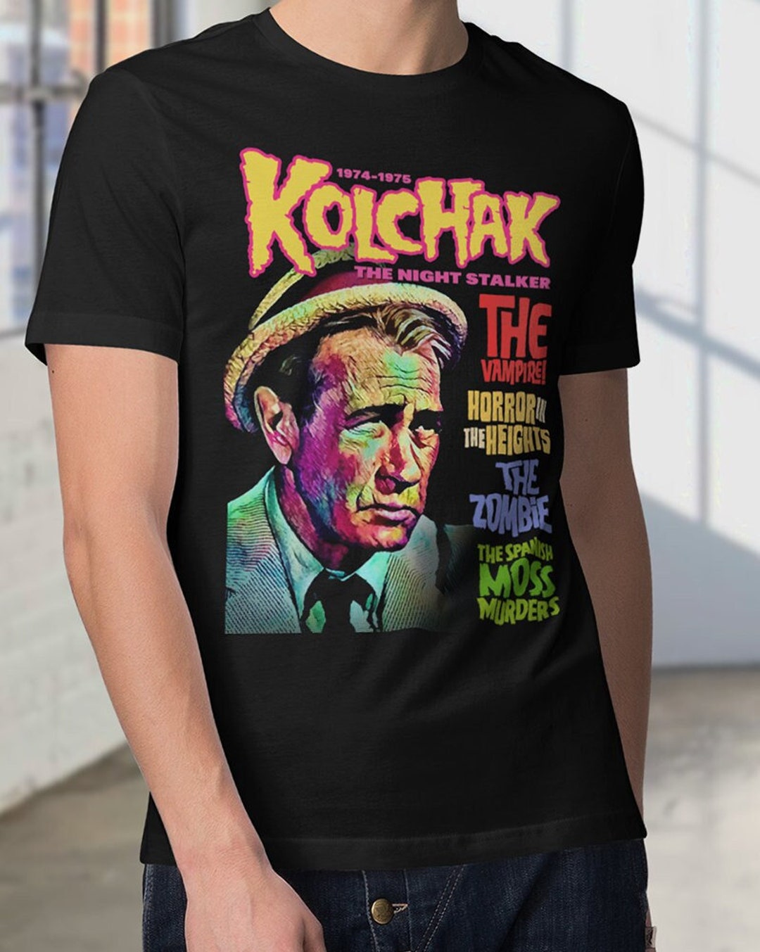 T-shirt Kolchak the Night Stalker (style 1) by Homestudio Kolchak Tee ...