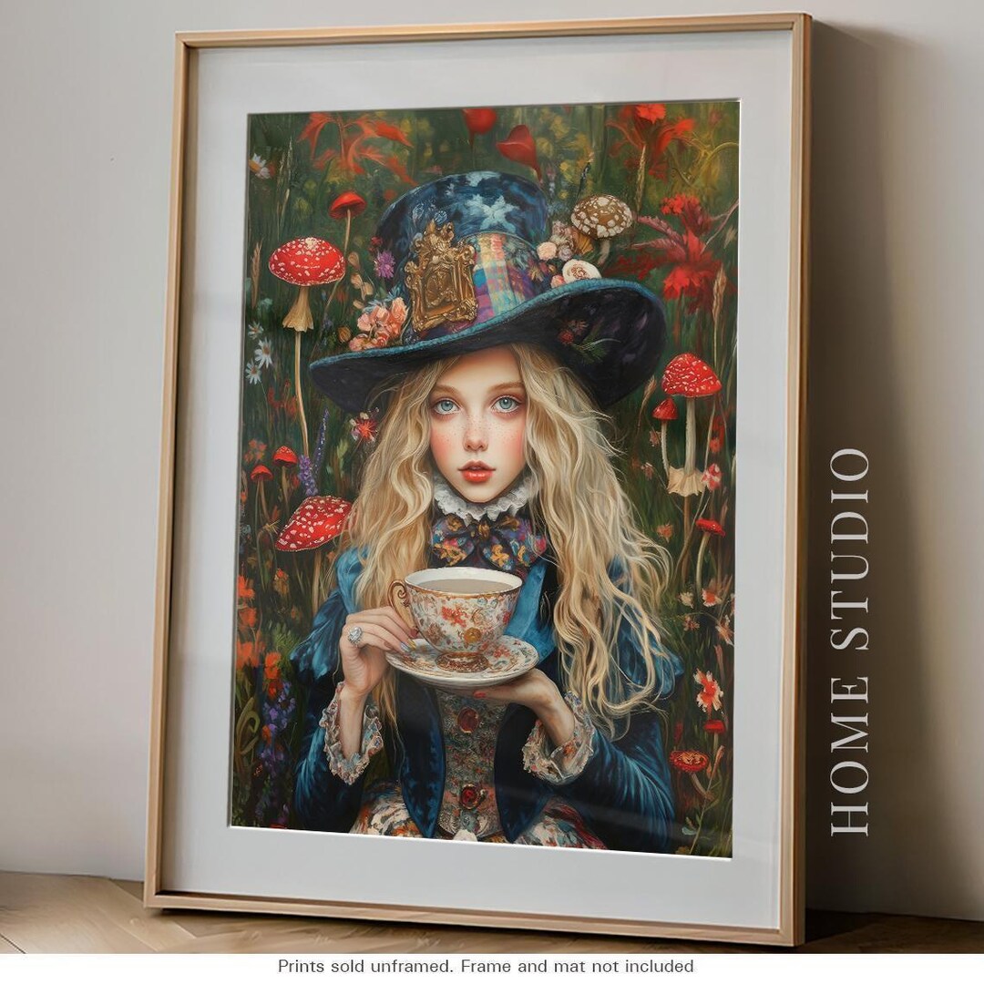 Alice as the Mad Hatter Portrait – Alice in Wonderland Picture, Tea ...
