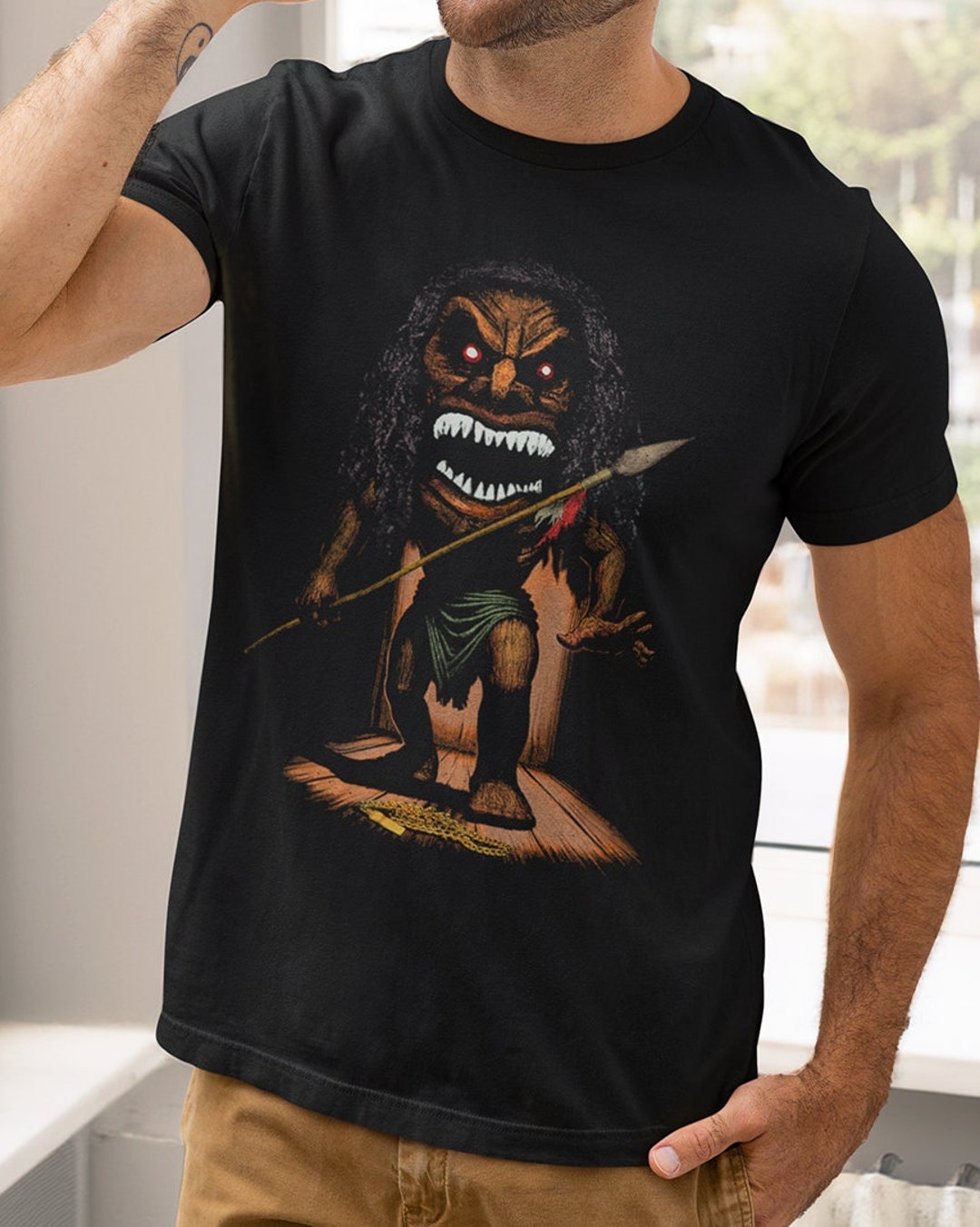 Trilogy of Terror Shirt Zuni Doll T-shirt 70s Horror T-shirts Scary ...