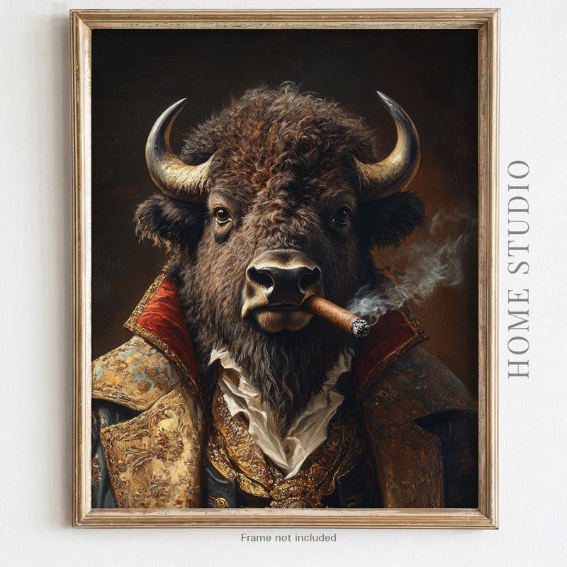 Buffalo Artwork - Etsy
