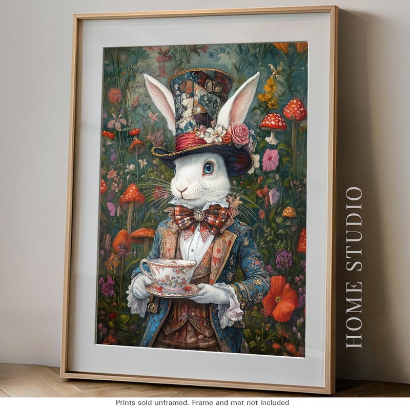 White Rabbit Top Hat - Etsy