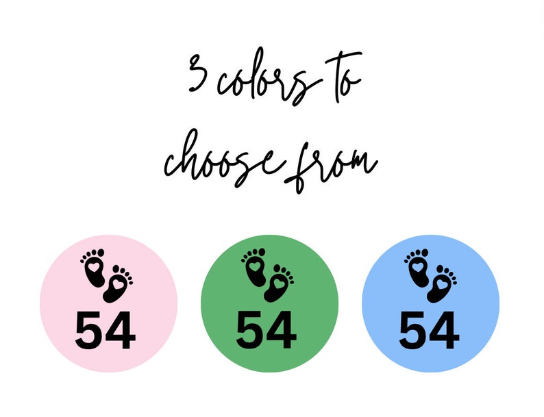 Baby Countdown Printable Calendar, Personalized Due Date Calendar, Baby ...