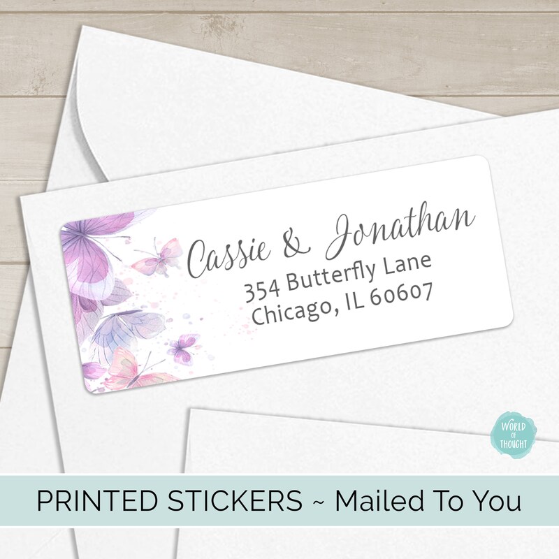 Butterfly Label - Etsy