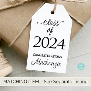 Graduation Favor Bag - Custom Personalized Cookie Bags -class of 2024 ...