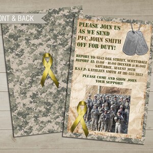 Deployment Invite - Etsy