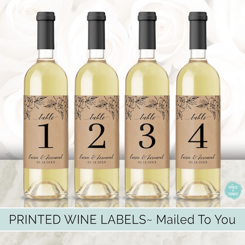 Wine Bottle Seating Chart - Etsy