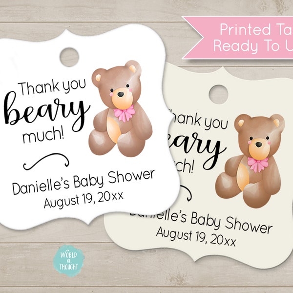 Teddy Bear Gift Tags - Etsy
