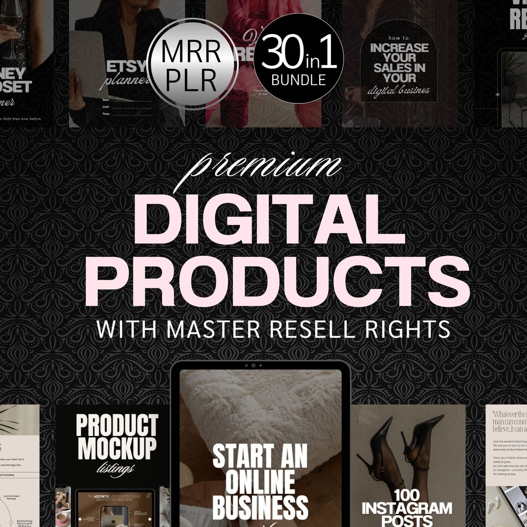 MRR Digital Products | Digital Marketing Bundle | Plr Digital Products ...