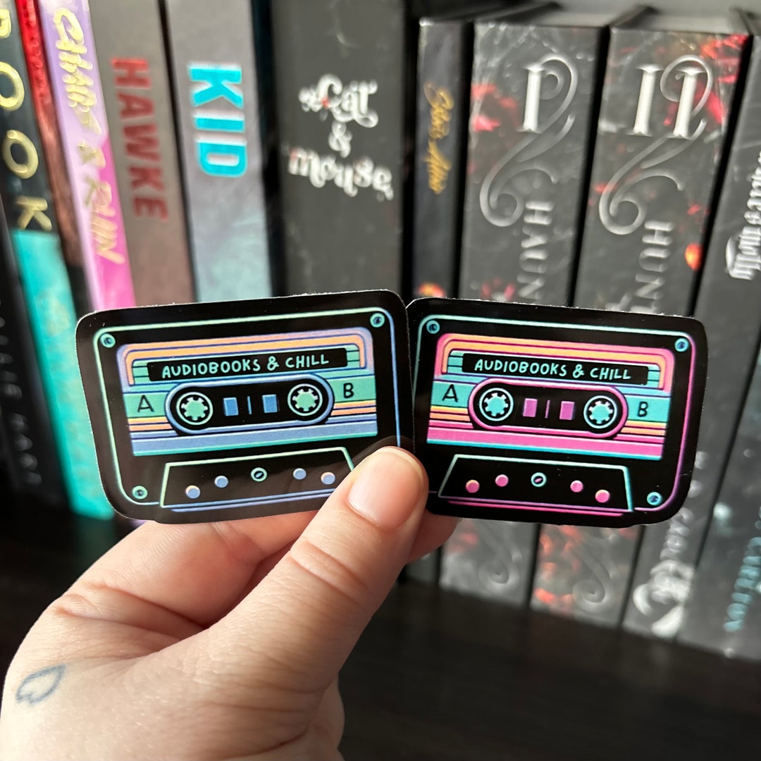 Audiobooks & Chill Sticker Bookish Accessories - Etsy