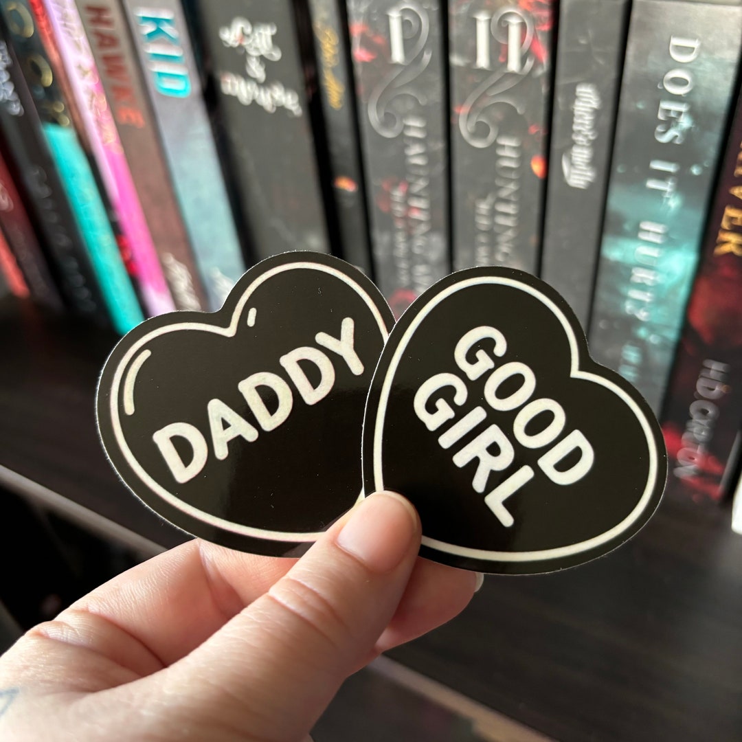 Good Girl/daddy Stickers Bookish Accessories - Etsy