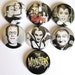 Munsters 7 One Inch Pinback/badges/buttons Herman Lily Grandpa Eddie TV ...