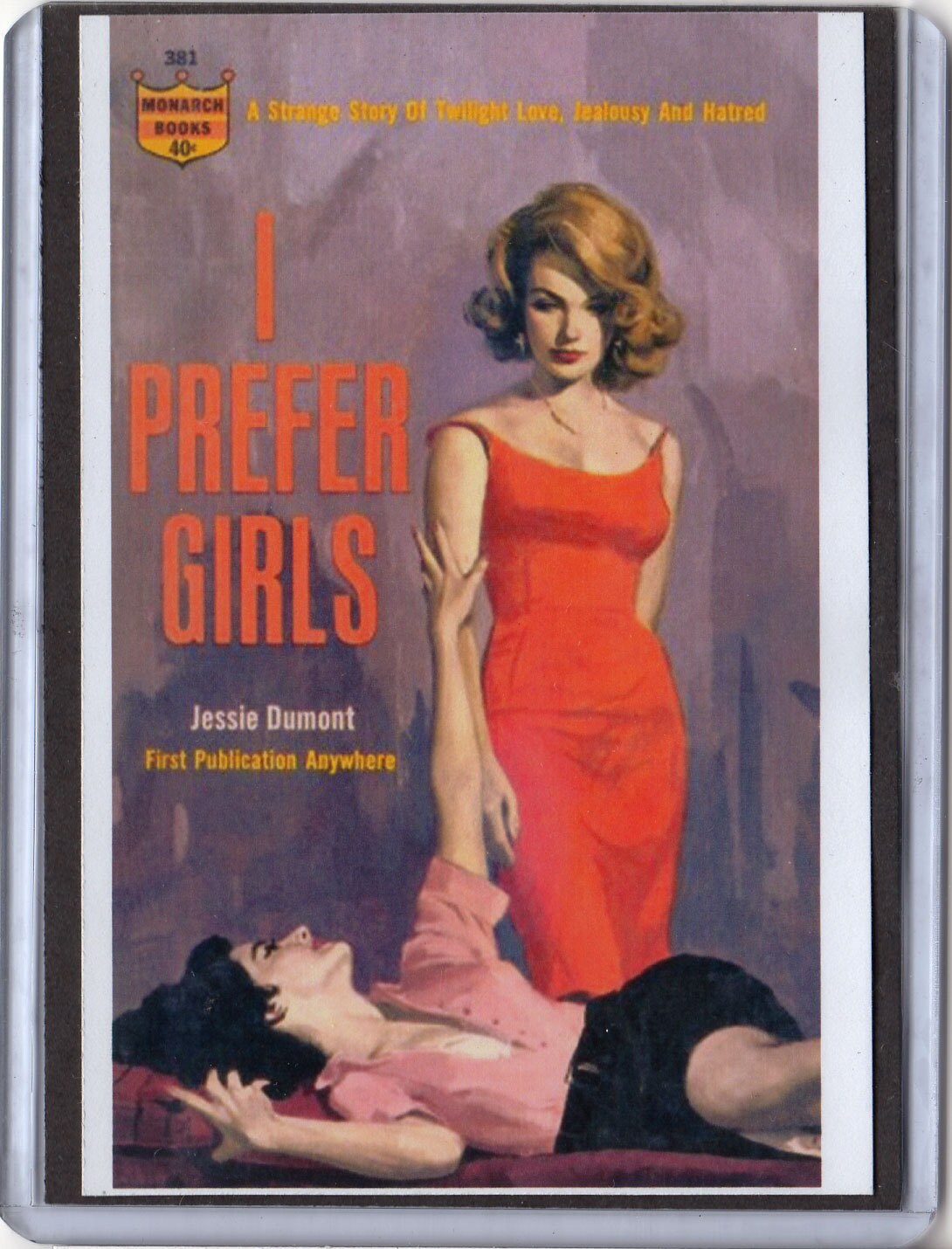 Pulp Paperback Magnet 3 X 4 Inch Campy Cover Art Mature I PREFER GIRLS ...
