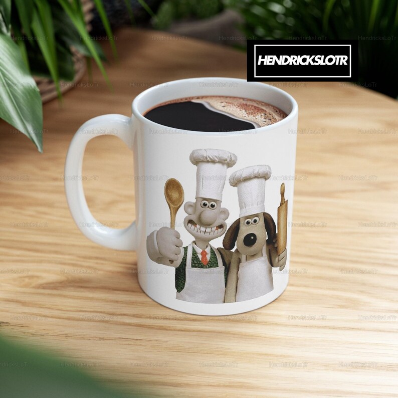 Wallace and Gromit Can Cooks Mug, Gromit Dog Gift, Coffee Mug, Gromit ...