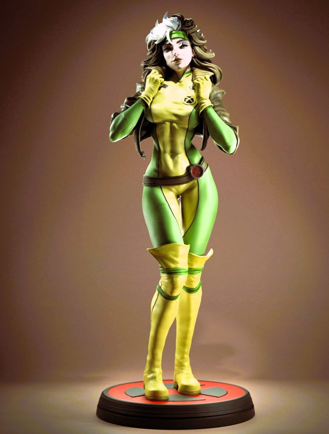 Rogue 3D Model, Figure, STL File, Bust, 3D Printing, Print File, 3D ...