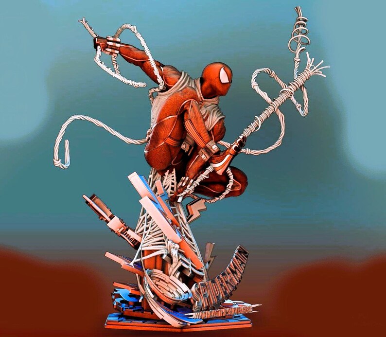 Spider Man 3D Model, Figure, STL File, Bust, 3D Printing, Print File ...