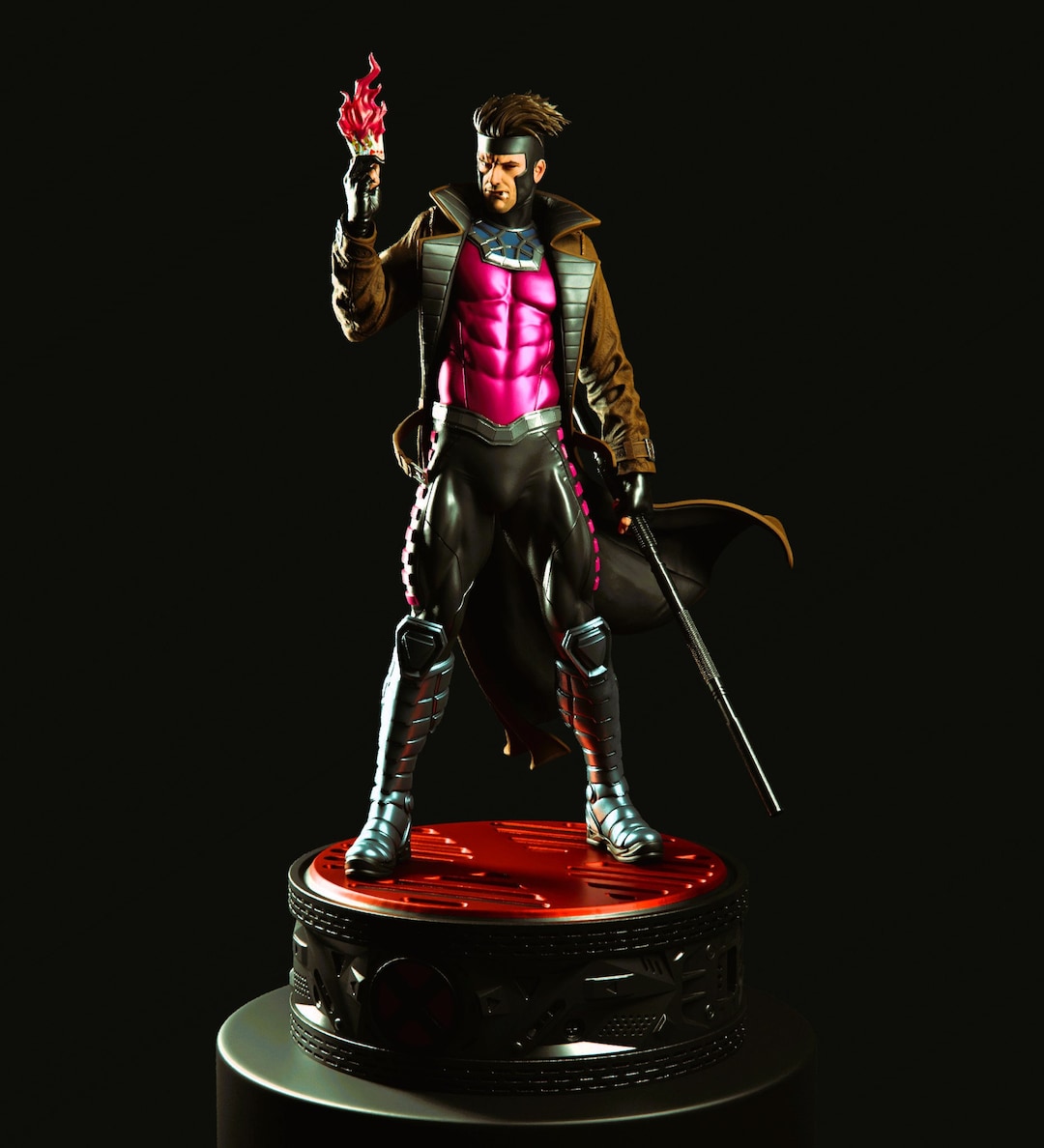 Gambit 3D Model, Figure, STL File, Bust, 3D Printing, Print File, 3D Printer - Etsy