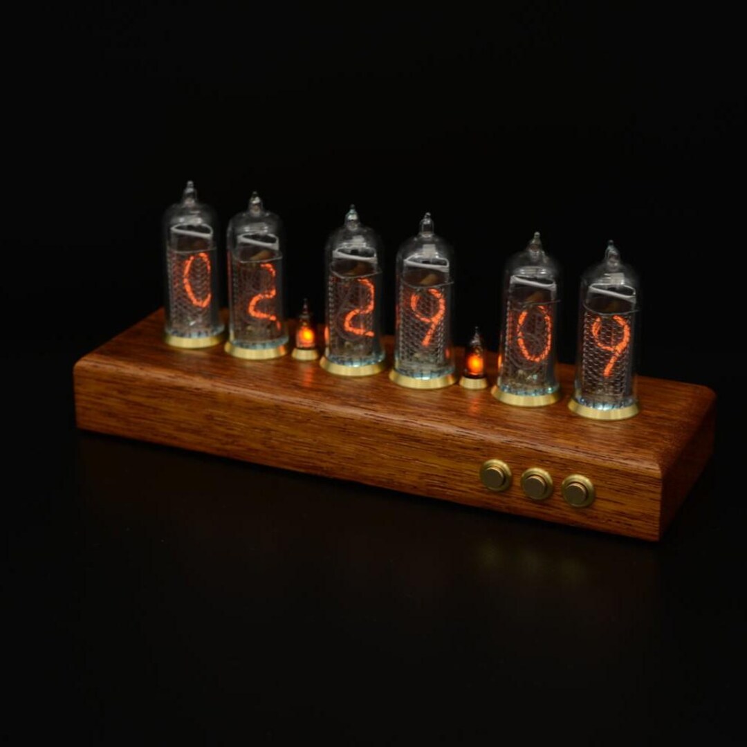 Handmade Nixie Tube Table Clock - Etsy