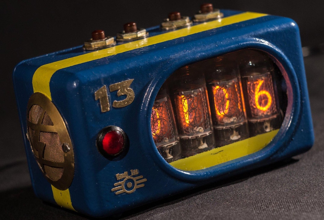 Vault Tec Fallout Nixie Clock - Etsy Canada