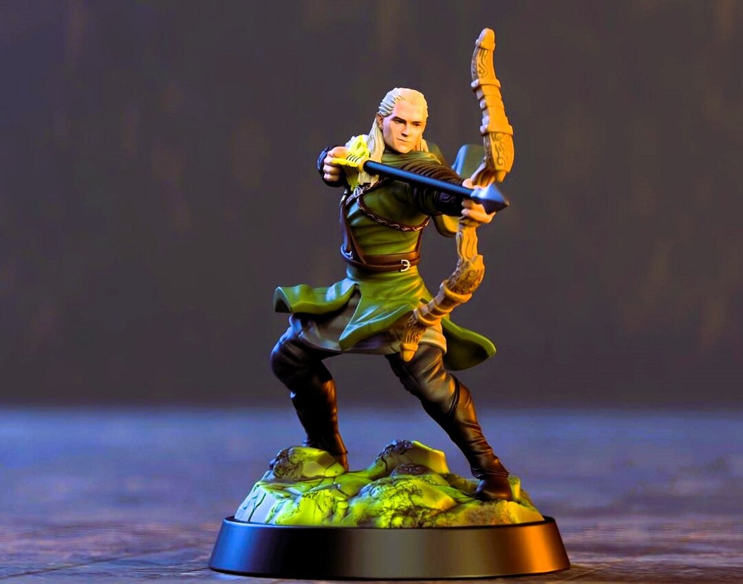 Legolas 3D Model, STL , Figure , Diorama, Printing File, 3d Printer ...