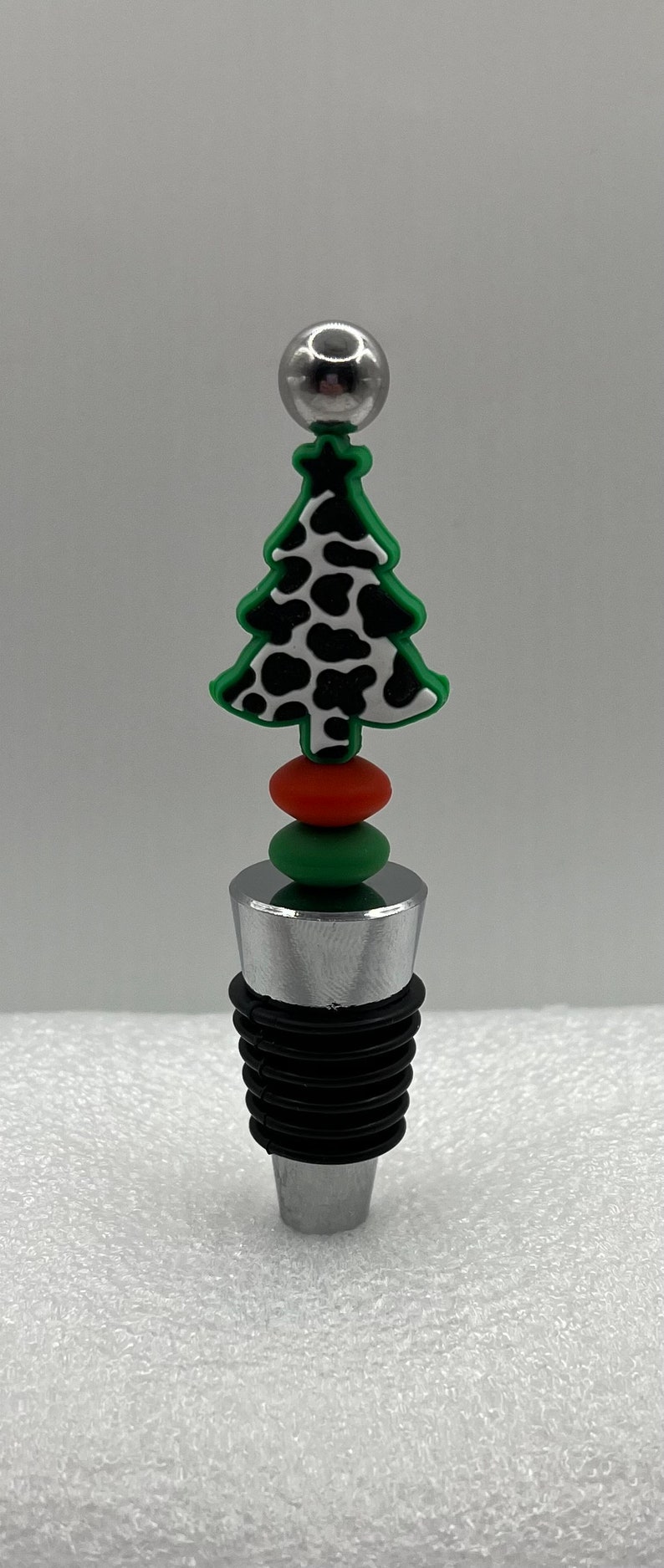 Christmas Tree Beaded Wine Stopper - Etsy