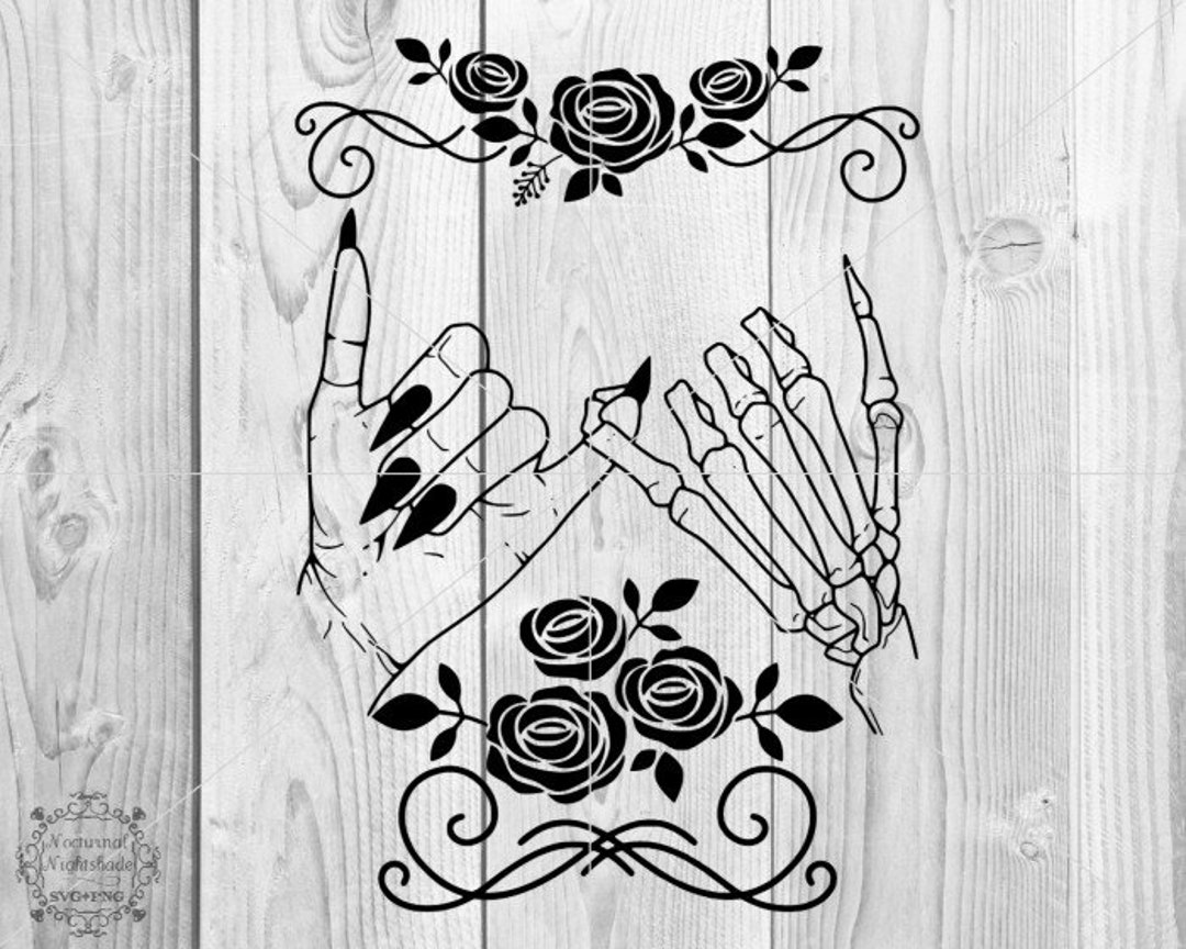 Gothic Pinky Promise SVG, Pinky Swear Svg, Love Hands Svg, Fingers Svg ...