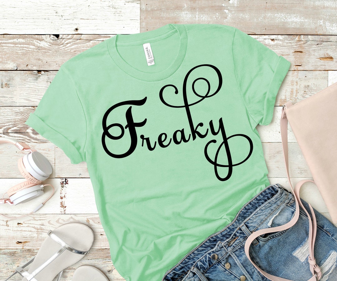 Freaky SVG Text Freaky PNG Hand Lettered Cut Files - Etsy