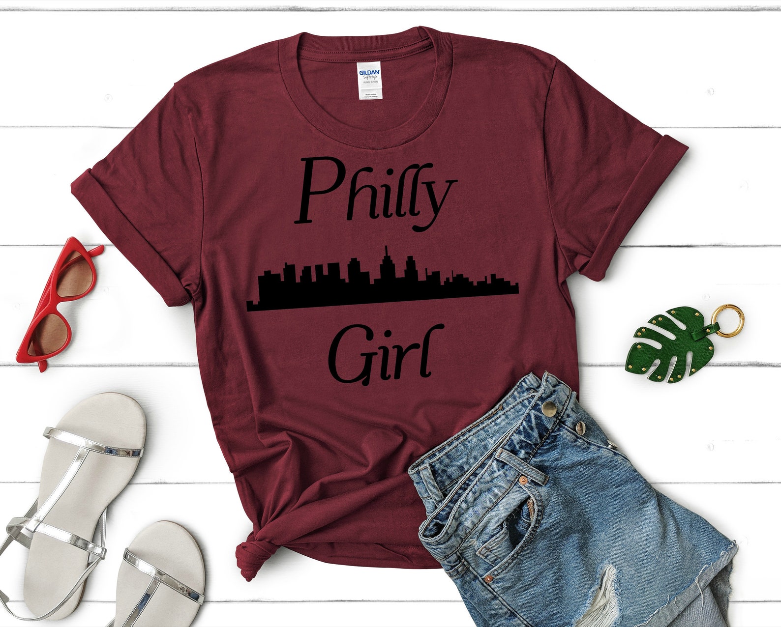 Philly Girl SVG PNG Dxf Cut File Met Skyline Philadelphia - Etsy