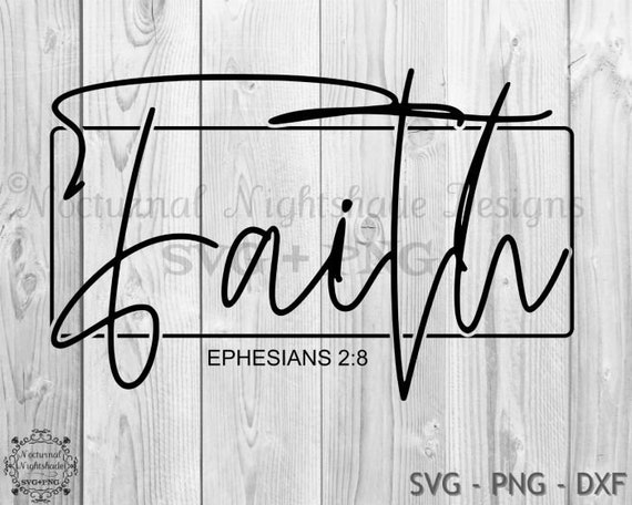 Faith Svg Hand Lettered Svg Christian Svg Bible Svg - Etsy