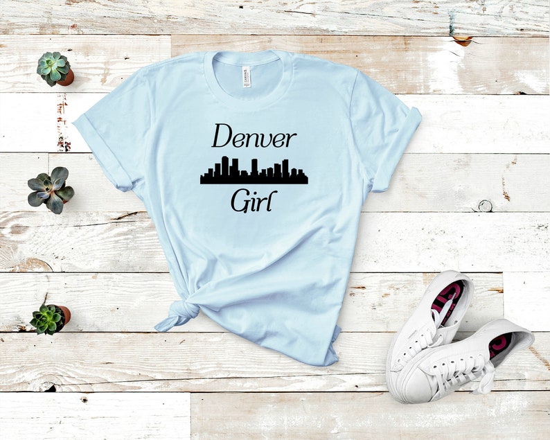 Denver Girl SVG PNG Dxf Cut File With Skyline Digital - Etsy