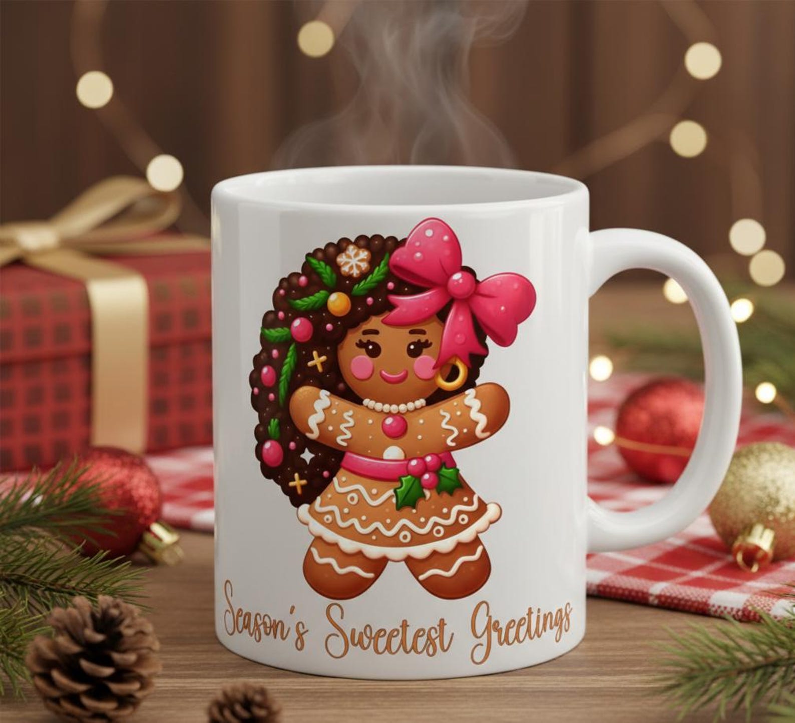 Christmas Gingerbread PNG – Cute Holiday Sublimation Design for T ...