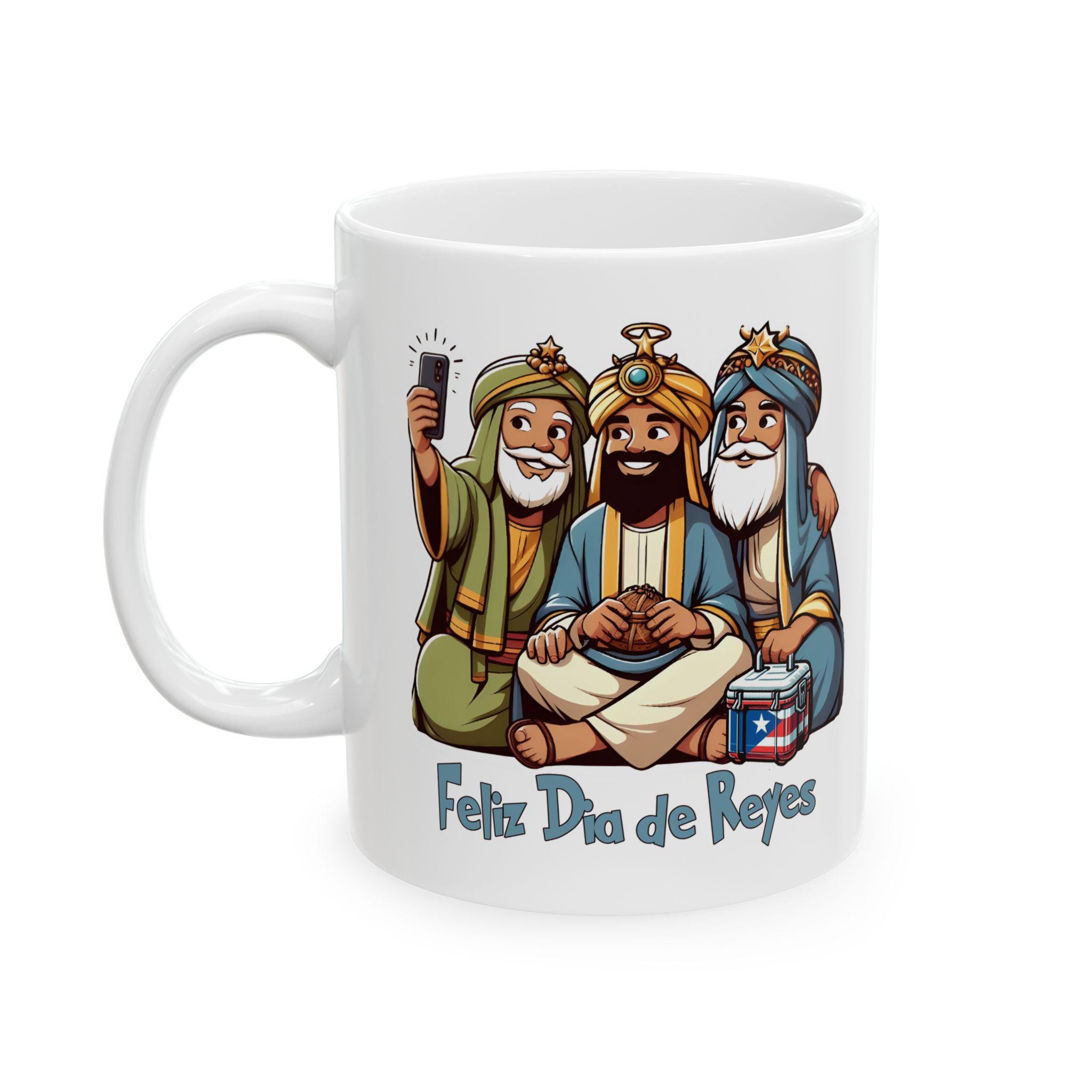 Dia De Reyes Boricua,tazas De Regalo,reyes Magos Puertoriqueños,reyes ...