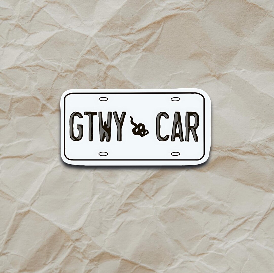 GTWY CAR Sticker Taylor Swift Reputation-inspired Weatherproof ...