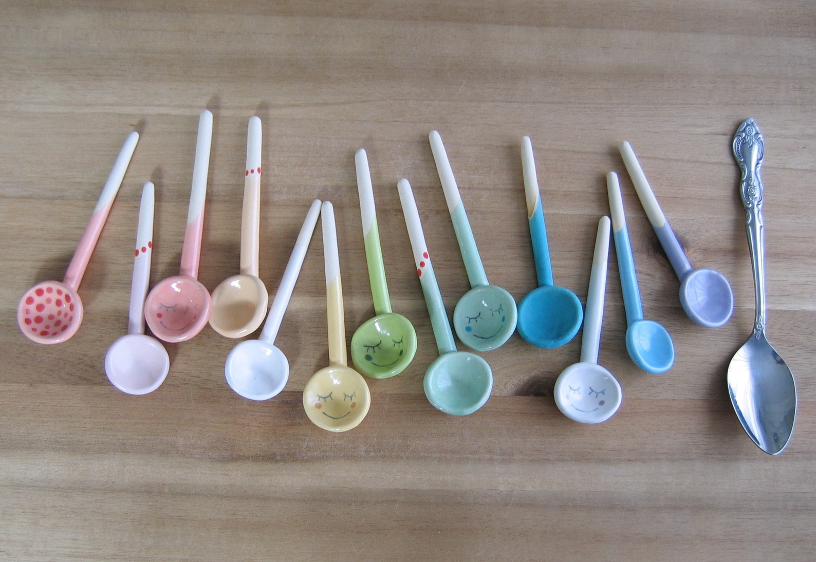 Small Spoon Your Choice of One Handmade Ceramic Spoon for - Etsy UK