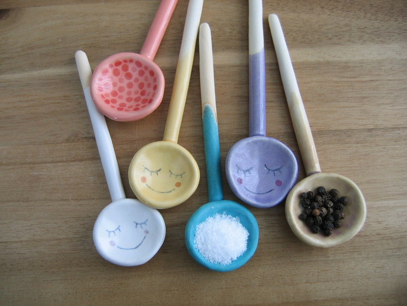 Large Spoon Your Choice of One Handmade Ceramic Spoon for | Etsy