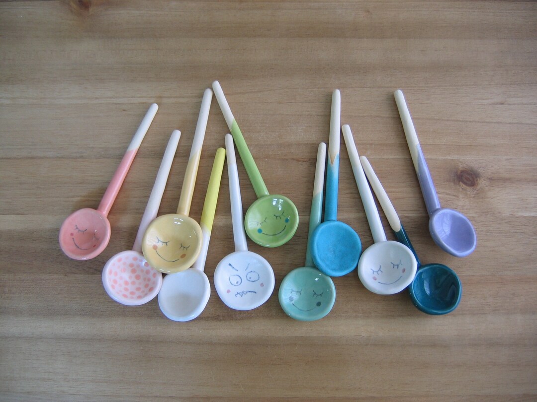 Large Spoon, Your Choice of One Handmade Ceramic Spoon for Jam, Chutney ...