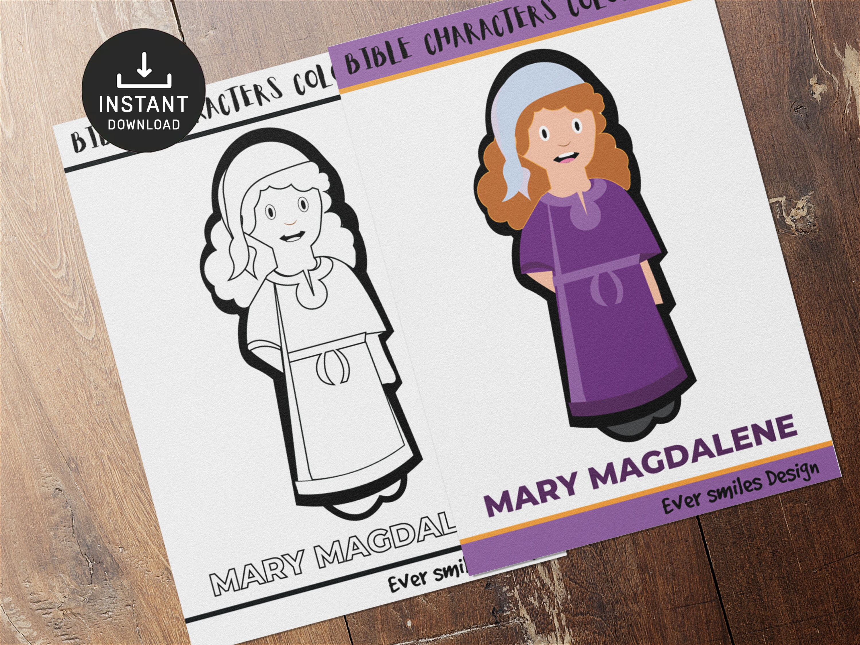 Biblical Heroes Coloring Pages | Bible Coloring Book | Christian ...