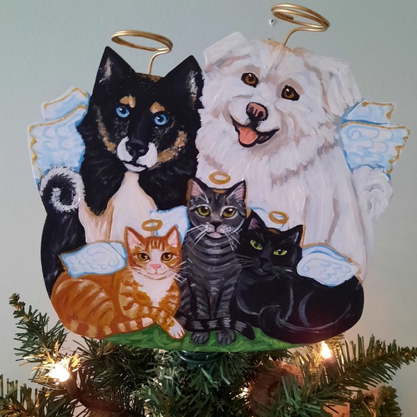 Dog Tree Topper - Etsy