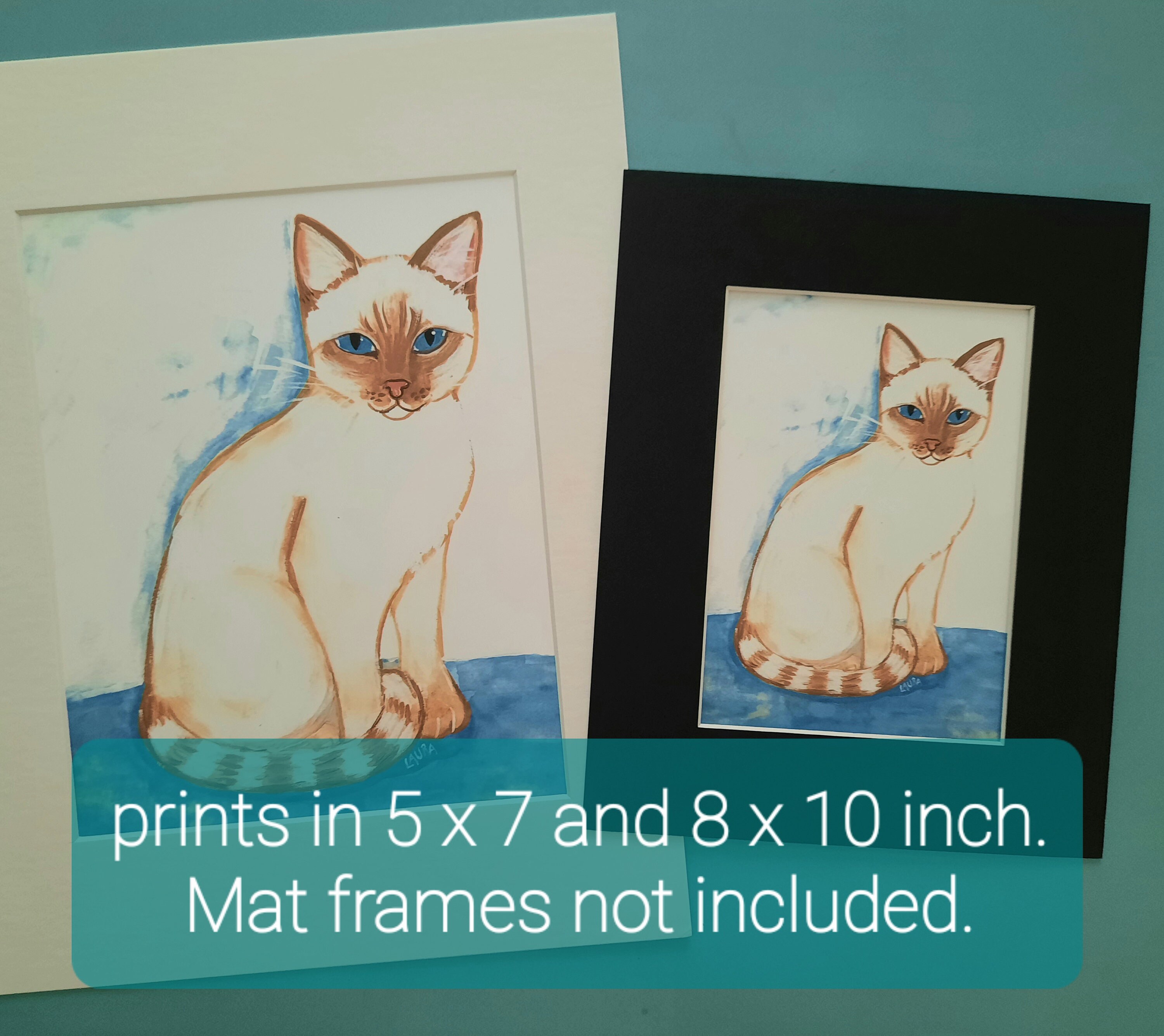 Flame Point Siamese Cat Print Instant Download 5 X 7 8 X 10 - Etsy